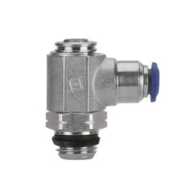 1/8" OD Tube x 1/8" Universal - Male Elbow Connector - PTC Flow Controller