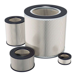 2.31"H x 4.37"OD x 3"ID - 2 Micron - Paper - Air Filter Element w/ Pre ...