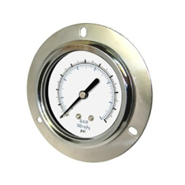 2" Dry Pressure Gauge 0-60 PSI Flanged 1/4"NPT